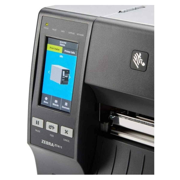 Zebra ZT411 Heavy Duty Barcode Label Printer, 300dpi Print Resolution ...